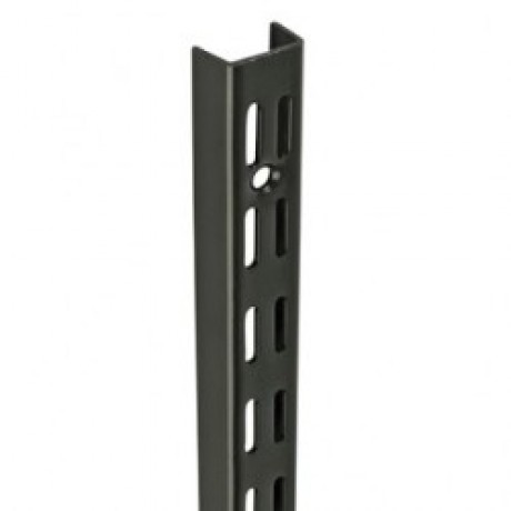 Black Uprights | Twin Slot Shelving
