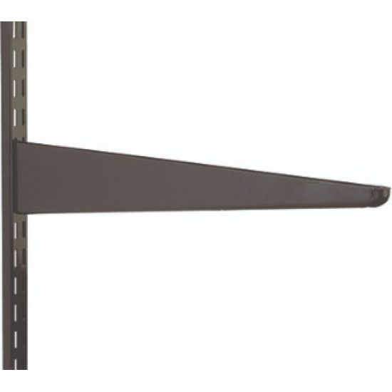 220mm Brown Twin Slot Shelving Bracket