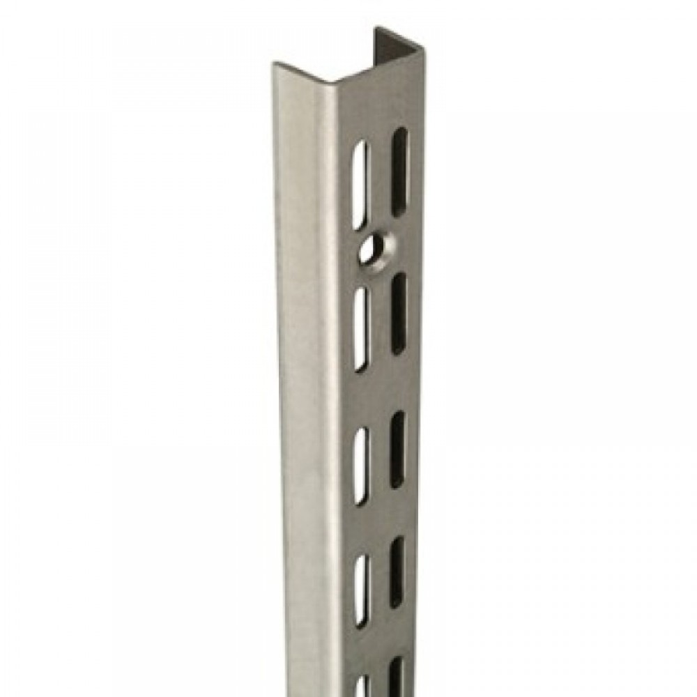 1.98m / 1980mm Stainless Steel Twin Slot Shelving Upright