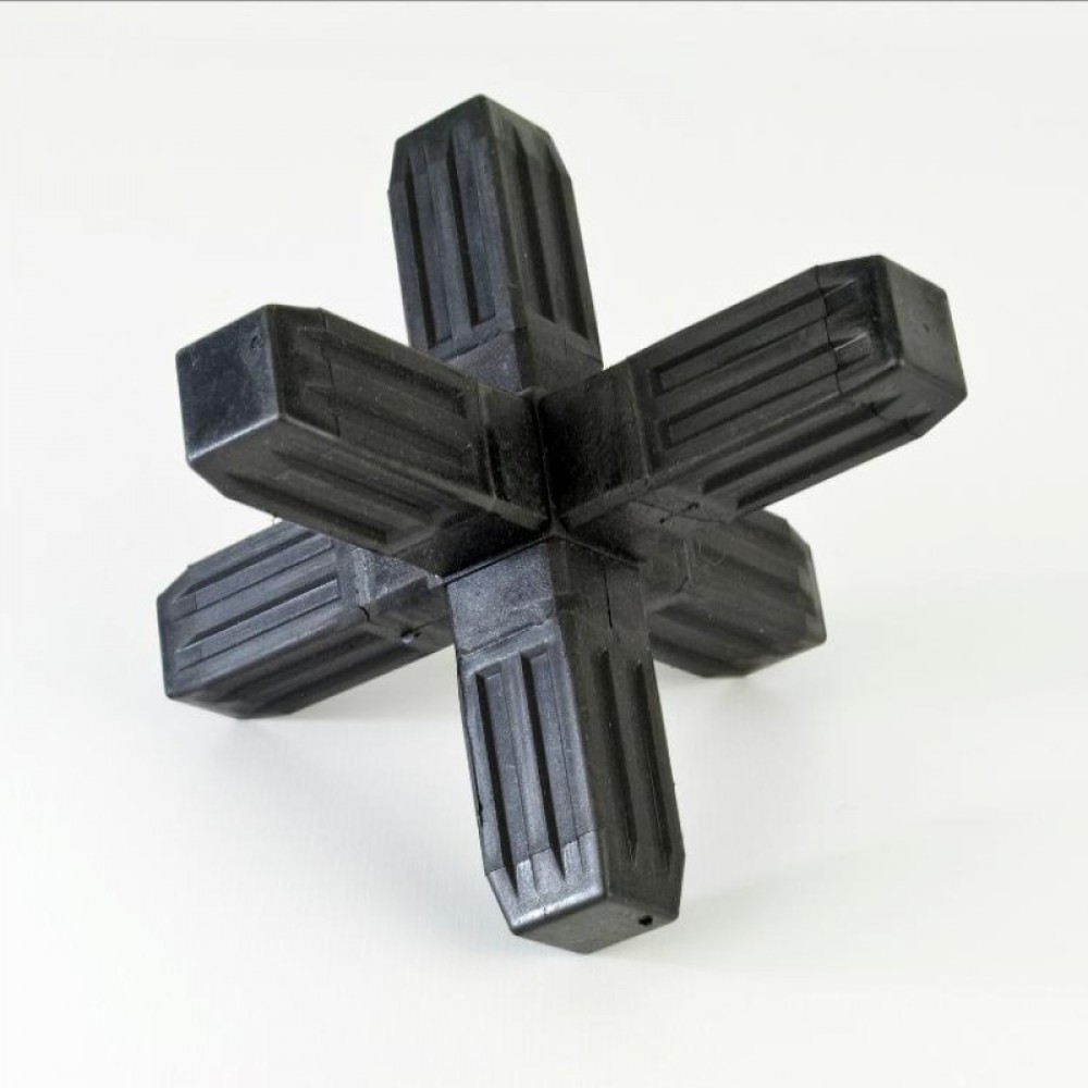ProFrame Black 6 Way Joint Square Tubing - ProFrame Square Tubing
